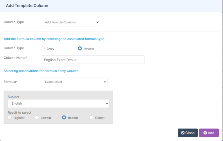 How to Add Results to an Assessment Sheet – Bromcom – Documentation Centre