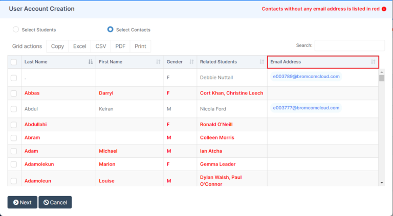 How to Create MCAS User Accounts – Bromcom – Documentation Centre