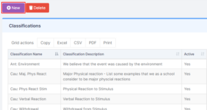 How To Create Behaviour Event Classifications – Bromcom – Documentation Centre