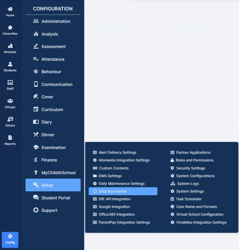 How to Manage Data Boundaries – Bromcom – Documentation Centre