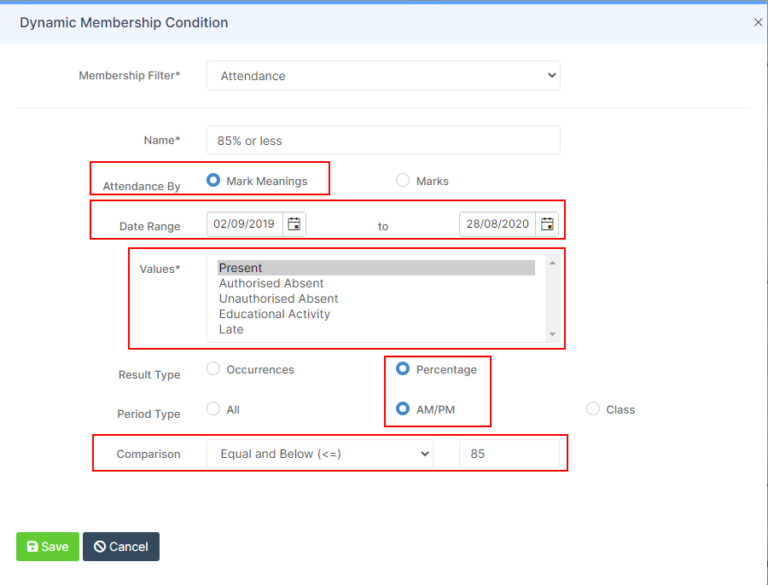 How to Create a Dynamic Reporting Group – Bromcom – Documentation Centre