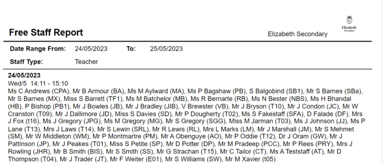 How to view Curriculum Reports – Bromcom – Documentation Centre