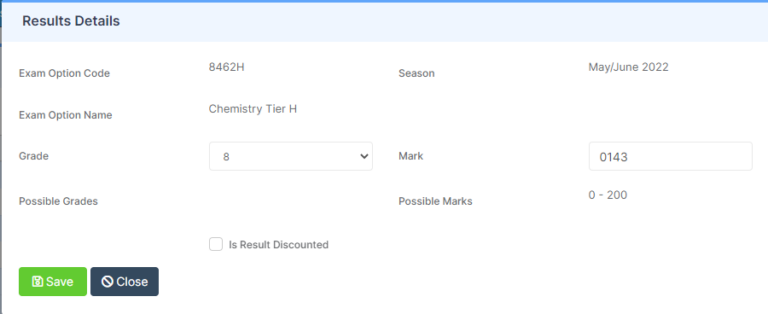 How to View, Edit and Add Exam Results – Bromcom – Documentation Centre