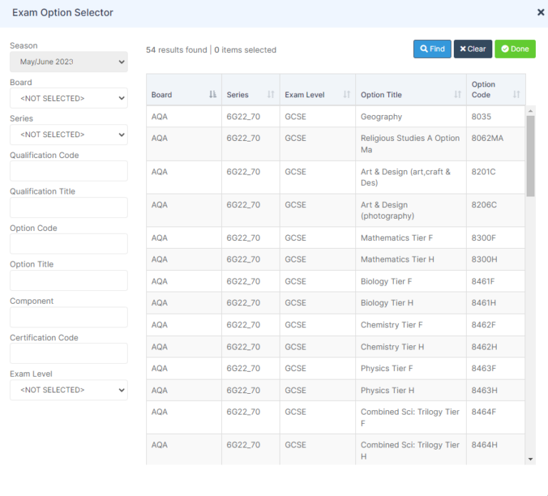 How to View, Edit and Add Exam Results – Bromcom – Documentation Centre