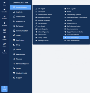 How to Create User Defined Flags – Bromcom – Documentation Centre