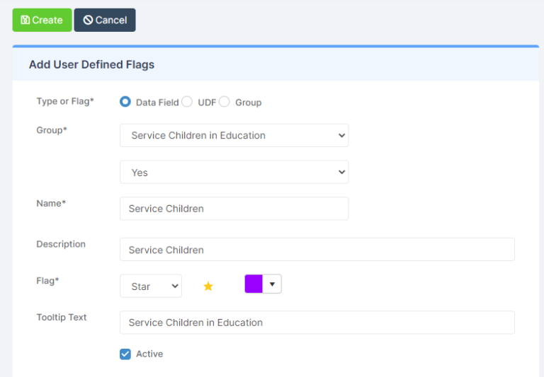 How To Create User Defined Flags Bromcom Documentation Centre 3195