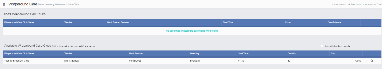 How to book Clubs, Trips and Wraparound Care in MCAS – Bromcom ...