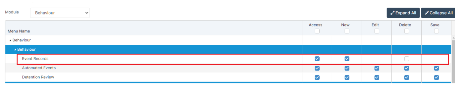 How to use Event Records – Bromcom – Documentation Centre