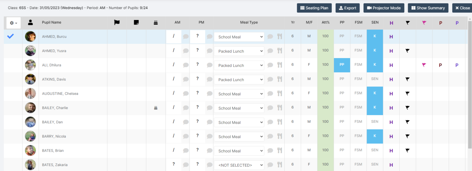 How to Update Meal Patterns – Bromcom – Documentation Centre