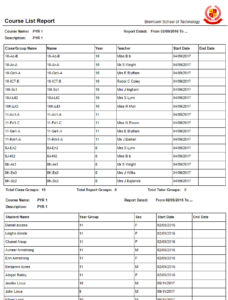 How to view Curriculum Reports – Bromcom – Documentation Centre