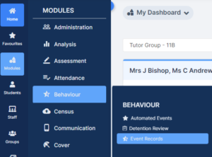 How to use Event Records – Bromcom – Documentation Centre