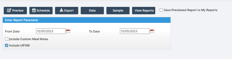 How to view Dinner Reports – Bromcom – Documentation Centre