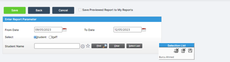 How to view Dinner Reports – Bromcom – Documentation Centre
