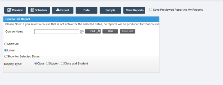 How to view Curriculum Reports – Bromcom – Documentation Centre