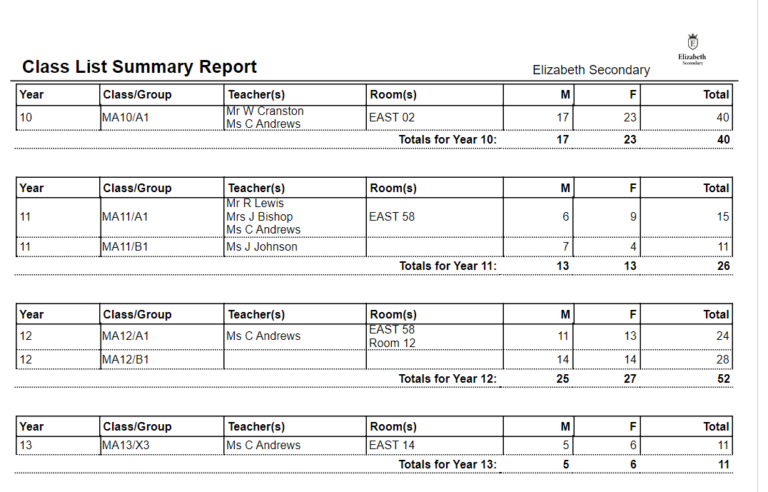 How to view Curriculum Reports – Bromcom – Documentation Centre