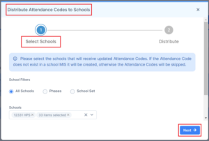 How to Distribute Attendance Codes and Subcodes from within Vision – Bromcom – Documentation Centre