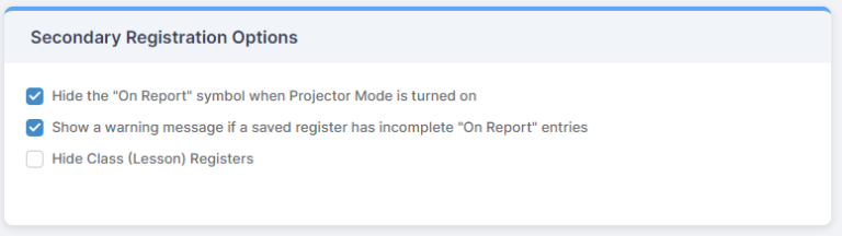 How to Configure Registration Options – Bromcom – Documentation Centre