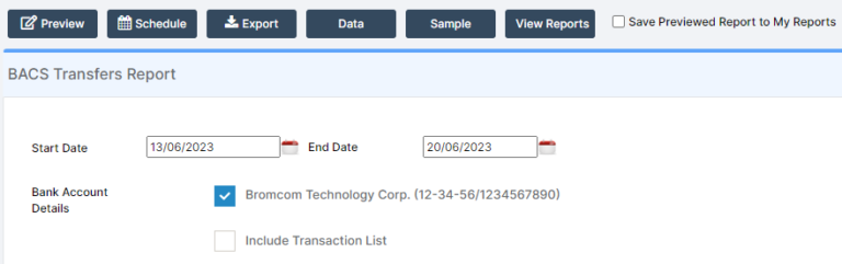 How to Run the BACS Transfer Report for MyChildatSchool – Bromcom ...