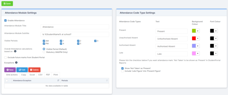 How to Configure Attendance for Student Portal – Bromcom ...