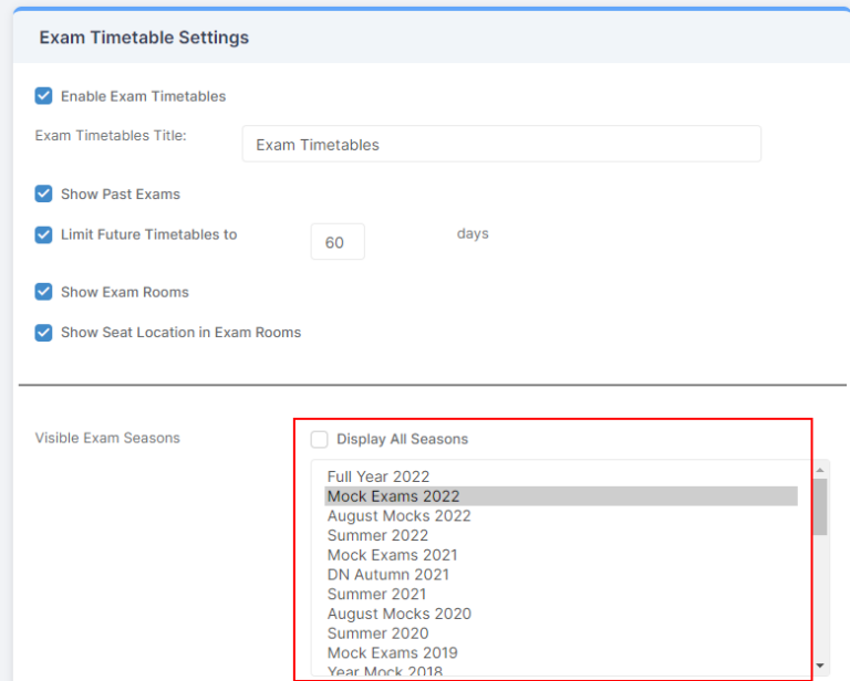 How to Configure Exams for the Student Portal – Bromcom – Documentation ...