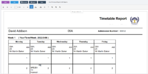 How to Run the Timetable Report for Students – Bromcom – Documentation ...