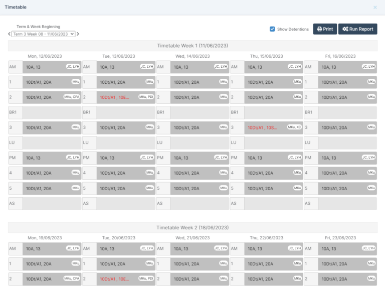 How to Run the Timetable Report for Students – Bromcom – Documentation ...