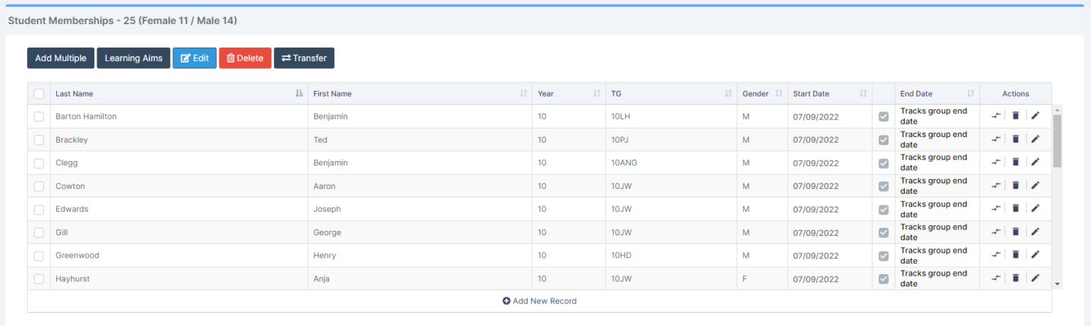 How to Transfer Students from one Teaching Class to another Teaching ...