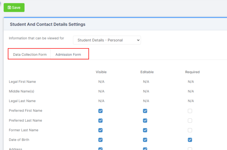 How to Setup Student Contact Details Configurations for MyChildAtSchool ...