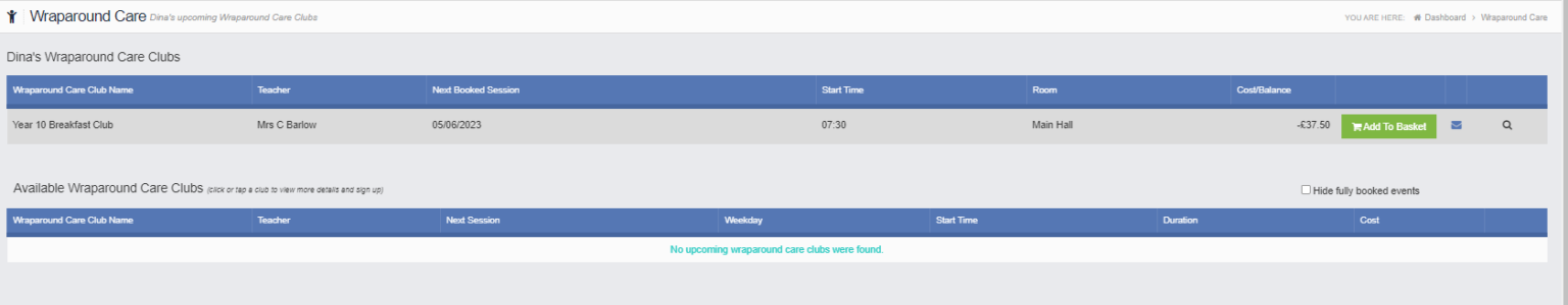 How to book Clubs, Trips and Wraparound Care in MCAS – Bromcom ...