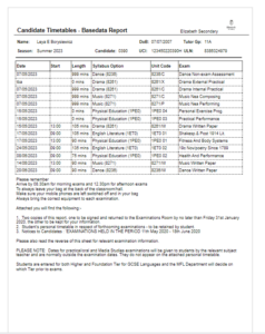 How to view Exam Reports – Bromcom – Documentation Centre