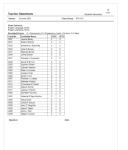 How to view Exam Reports – Bromcom – Documentation Centre