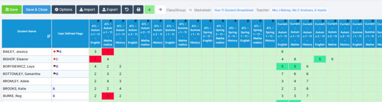 How to create a Student broadsheet in Assessment – Bromcom ...