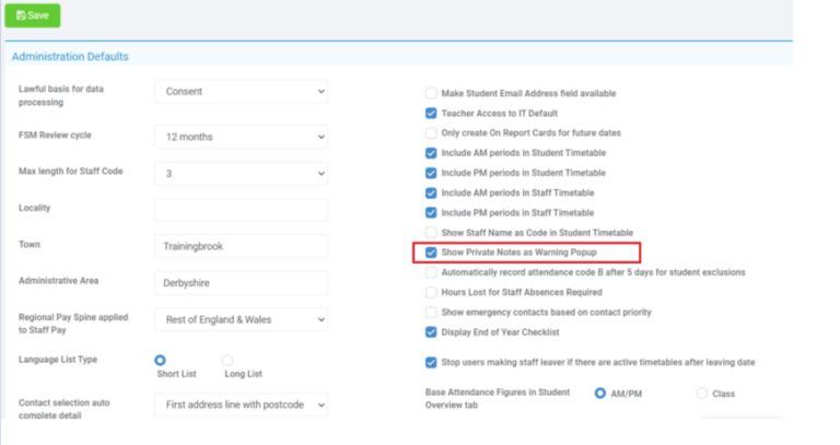 How to use Quick Icons on Student Record – Bromcom