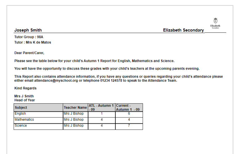 How to view Assessment Reports (Secondary) – Bromcom – Documentation Centre