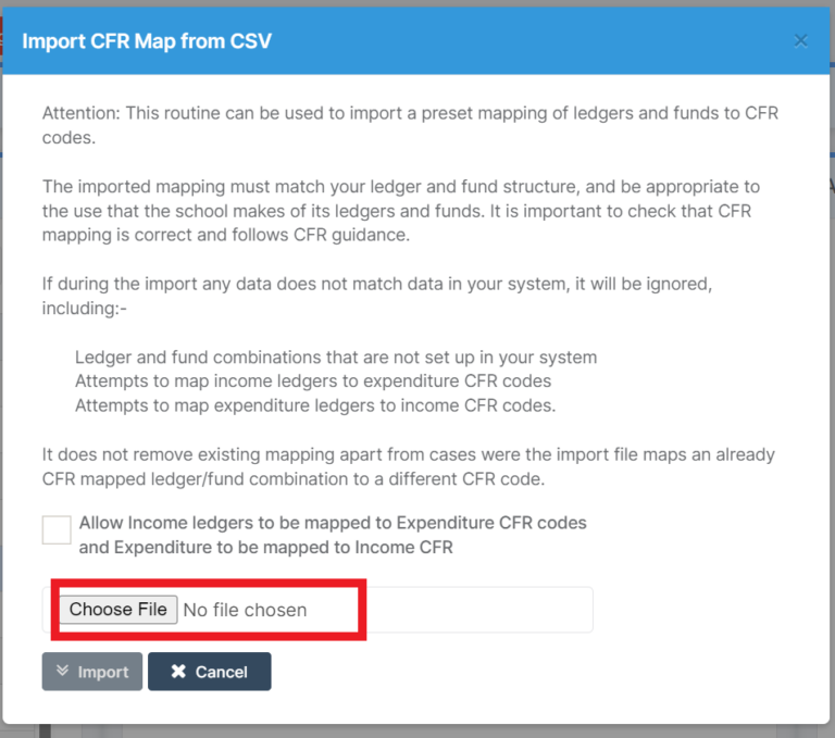 How to Complete CFR Mapping – Bromcom – Documentation Centre