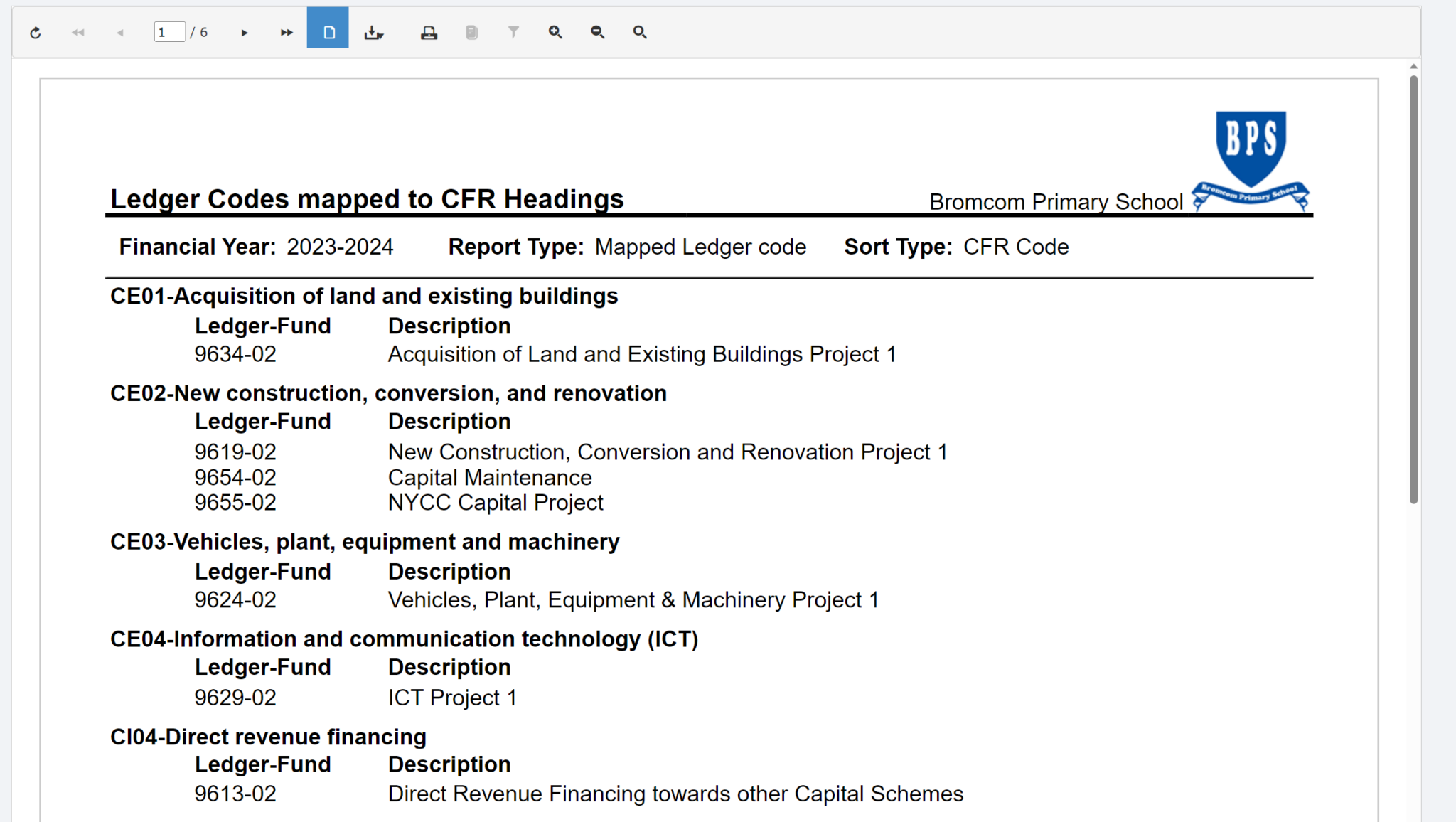 How to Complete CFR Mapping – Bromcom – Documentation Centre