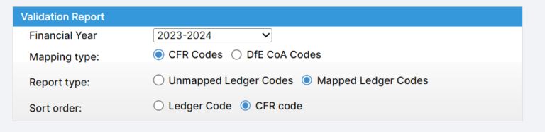 How to Complete CFR Mapping – Bromcom – Documentation Centre