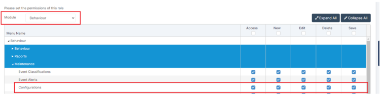 How to Setup Configurations for Behaviour – Bromcom – Documentation Centre
