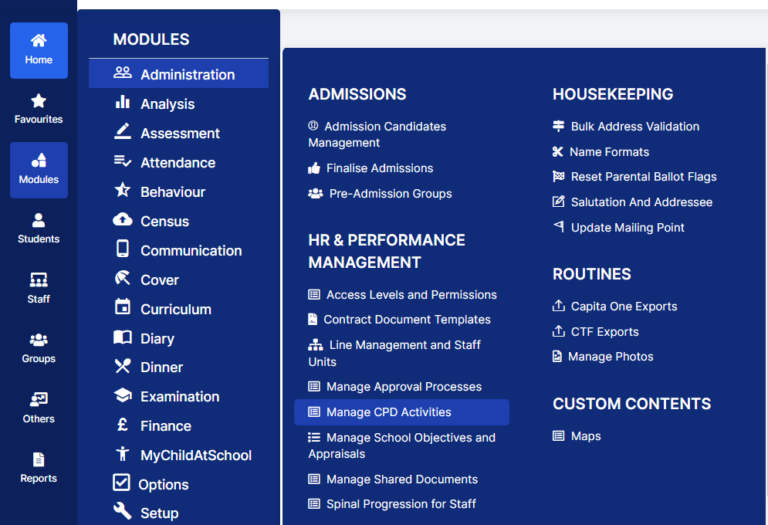How to Create and Manage CPD Activities – Bromcom