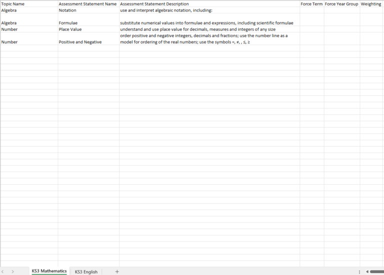 How to Create Curriculum Assessment Templates – Bromcom – Documentation ...