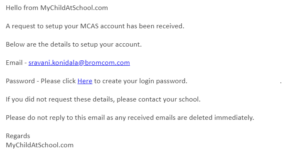 How to login and use the MCAS Web Parent Portal – Bromcom ...
