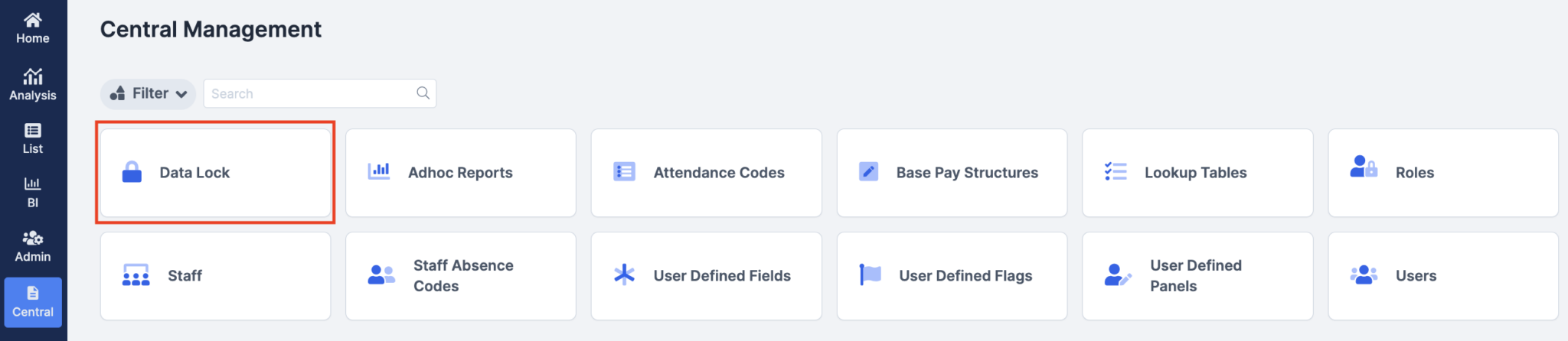 How To use the Vision Data Lock – Bromcom – Documentation Centre