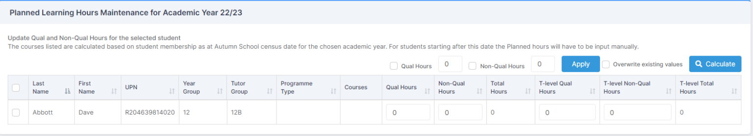 School Census Error 1886E – Bromcom – Documentation Centre