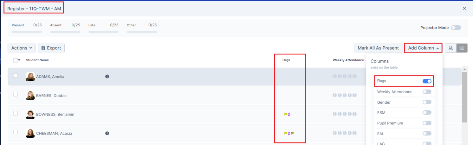 How to Create User Defined Flags – Bromcom – Documentation Centre