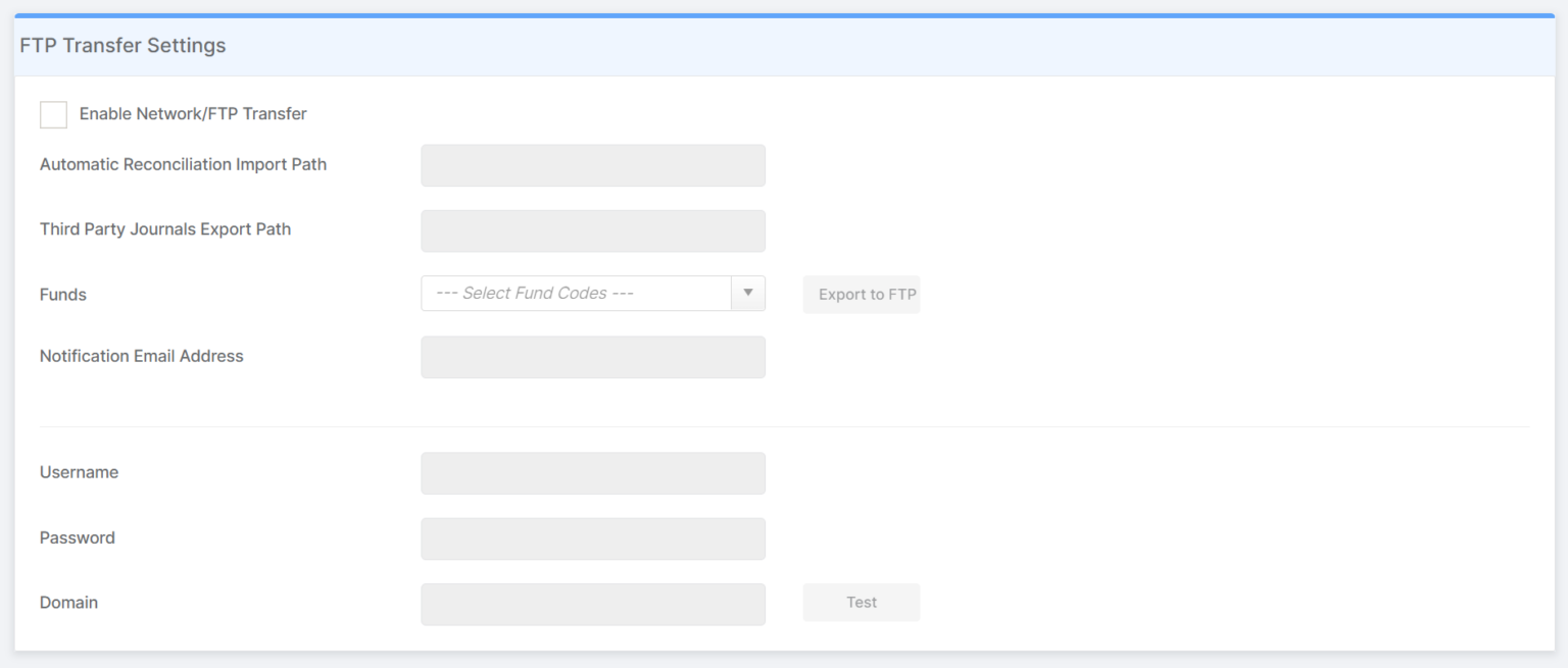 How to set up FTP in the Finance Module – Bromcom – Documentation Centre