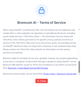 How to use Bromcom AI – Bromcom – Documentation Centre