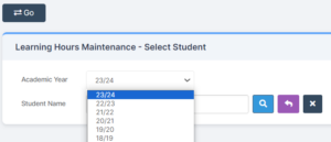 Learning Hours Maintenance – Bromcom – Documentation Centre