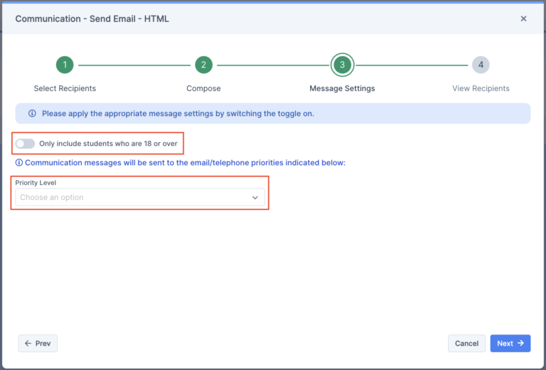 How to send Email and SMS messages from the Student List in Vision ...