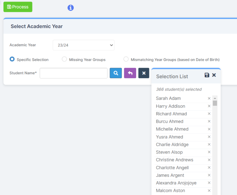 How to Assign Students to Year Groups – Bromcom