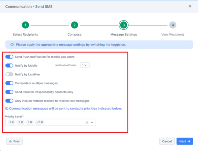 How to send Email and SMS messages from the Student List in Vision ...